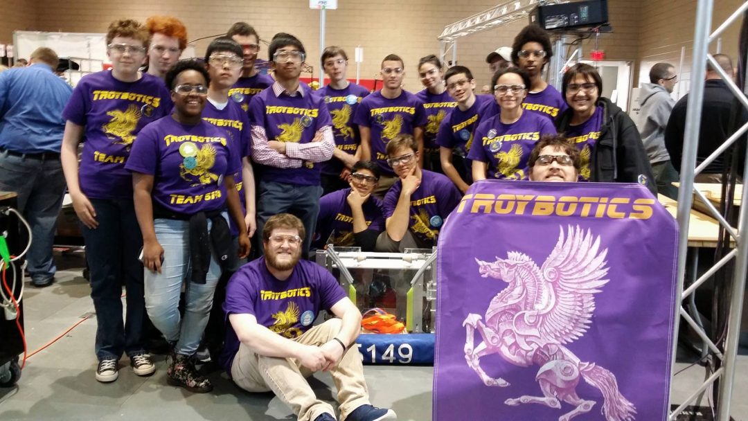 Troy High team advances in robotics competition | Troy City School District