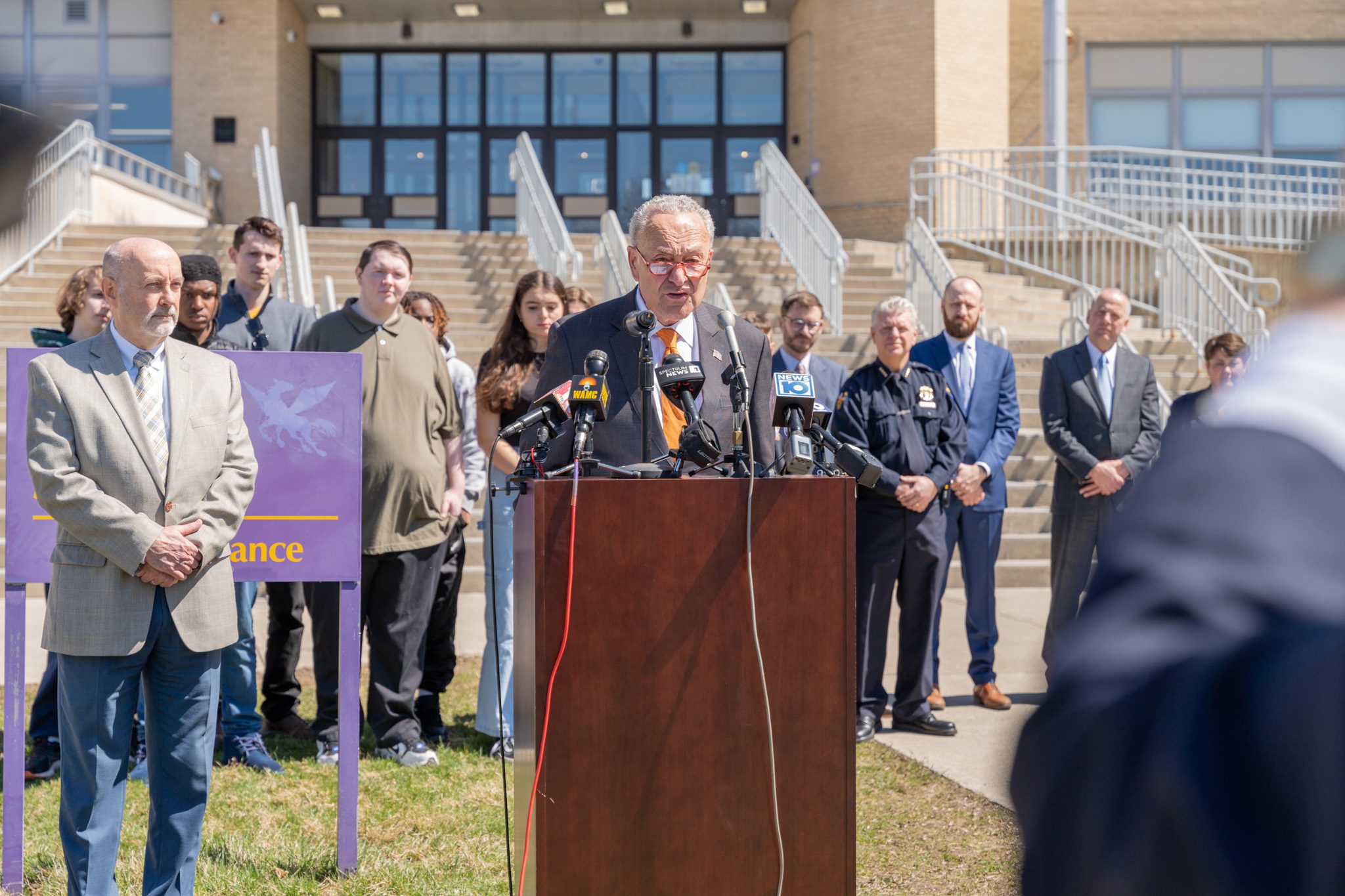 Schumer visits Troy High; proposes cyber swatting team | Troy City ...