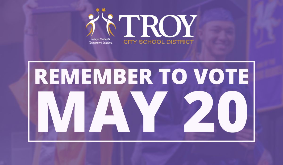Remember to vote today! | Troy City School District